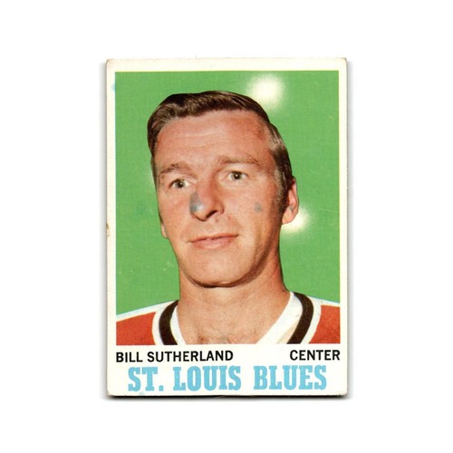 1970 Topps Bill Sutherland St. Louis Blues #83 | eBay