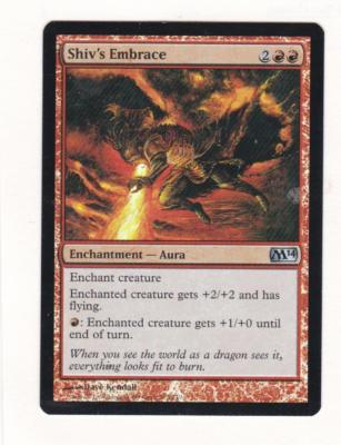 MTG: M2014: Foil: Shiv's Embrace | eBay