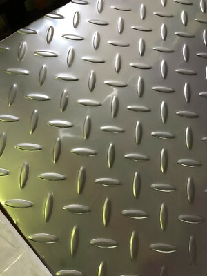 Stainless Steel TREAD Plate Floor Checker 304 grade 2mm x1250 x 2500 £ ...