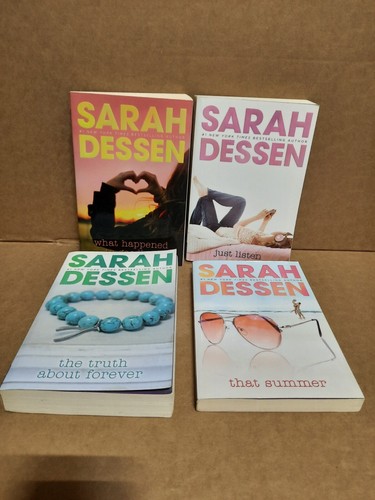 Lot Of 4 Sarah Dessen Books Young Adults/Teens That Summer, Just Listen ...