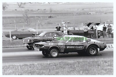 1970s NHRA Drag Racing-STONE WOODS & COOKIE AA/GS Mustang vs JR ...