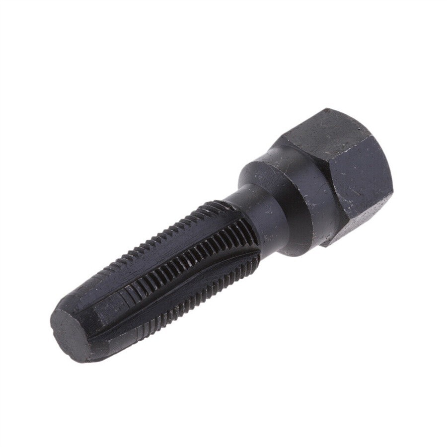 Auto 14mm Spark Plug Rethread Tool 4 Inserts Thread Insert Reamer Tap ...