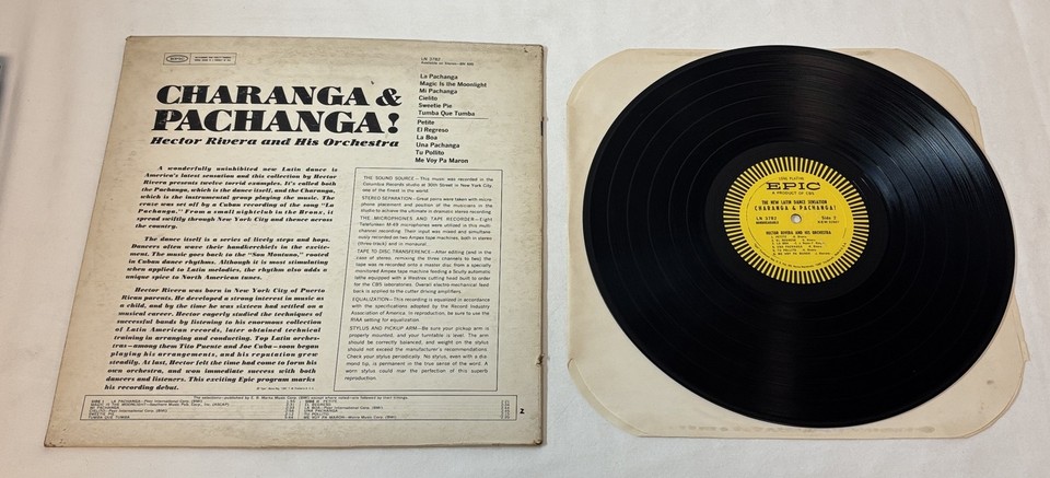 LP~ HECTOR RIVERA The New Latin Dance Sensation CHARANGA & PACHANGA! | eBay