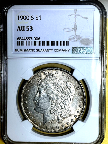 1900 S Morgan Dollar NGC MS 53 NICE TONING | eBay