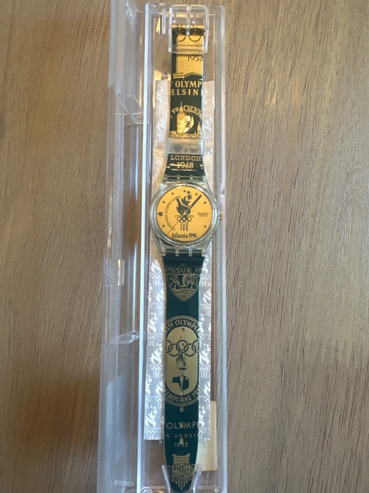 VTG Swatch Centennial Olympic Games Atlanta 1996 Swiss Quartz Watch ...