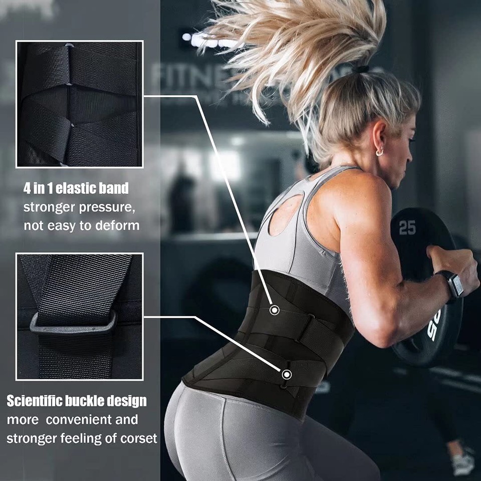 Waist Trainer Belt Women Waist Trimmer Weight Loss Ab Belt Slimming ...