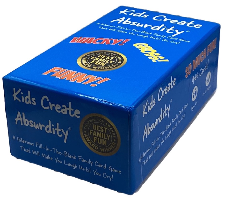 KIDS CREATE ABSURDITY 😜 Award Winner Card Charade Game 2019 - 100% ...