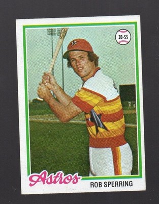 1978 TOPPS ROB SPERRING #514 HOUSTON ASTROS | eBay