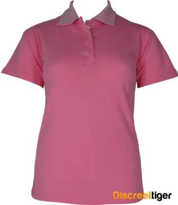 Small & Plus Size 6 to 26 Womens Light Pink Polo Shirt Breathable ...