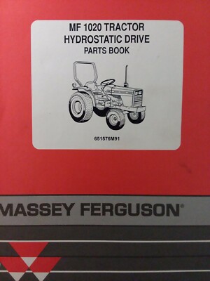 Massey Ferguson MF 1020 Hydrostatic 2& 4 Wheel DriveTractor Parts ...