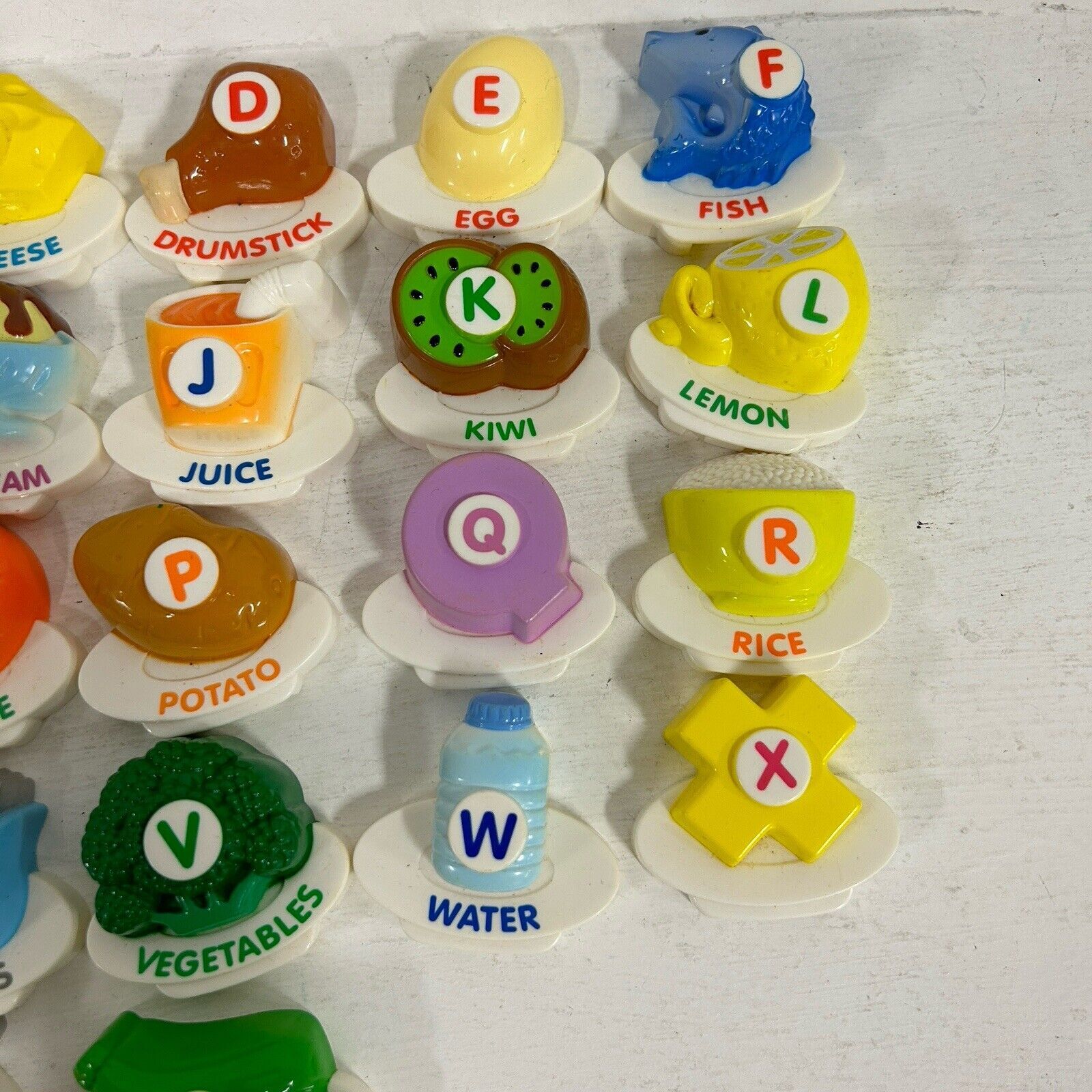 Vtech ABC Alphabet Food Fun Refrigerator Magnets COMPLETE A-Z | eBay