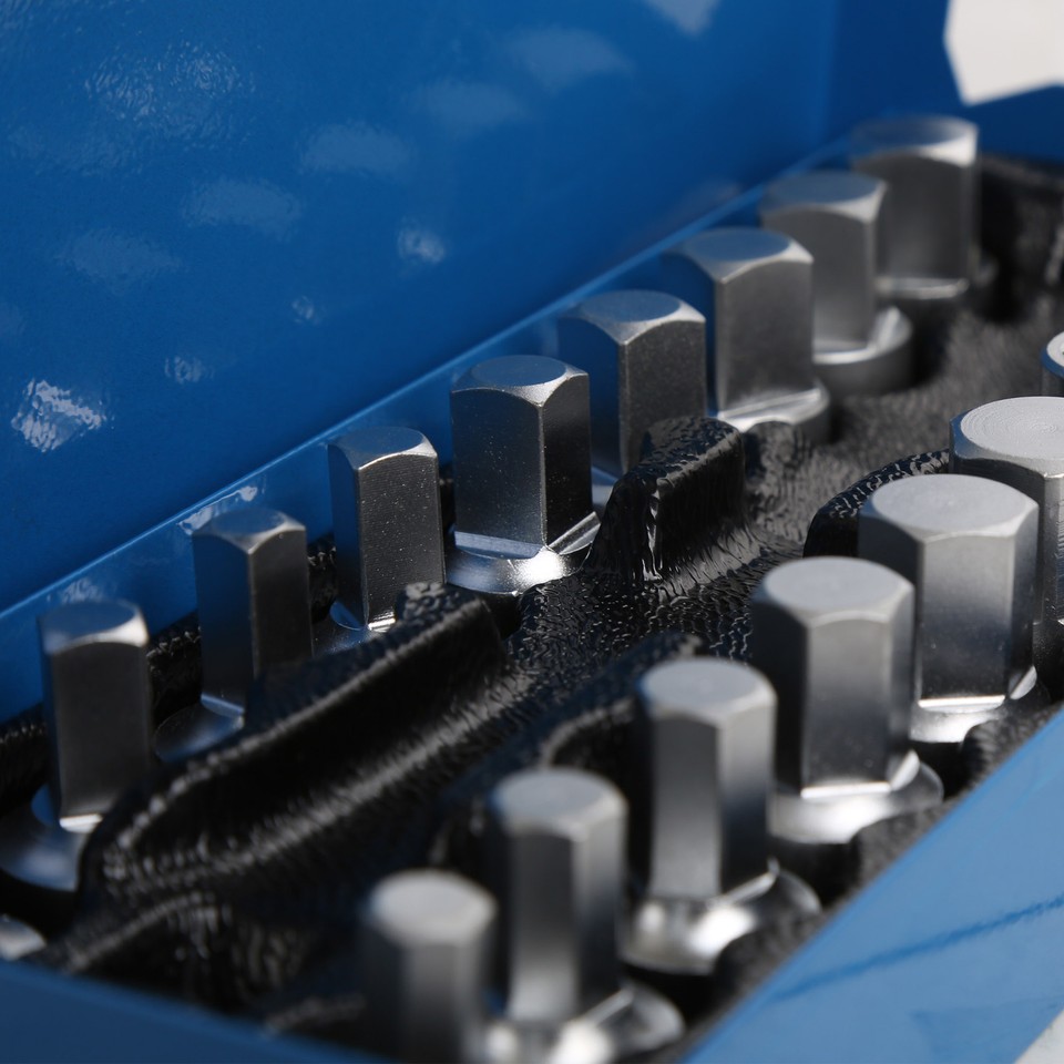 20 pc 3/8" Drive Oil Drain Sump Plug Key Set Sockets Gearbox Hex Square ...