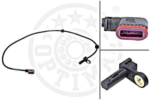 OPTIMAL ABS Speed Sensor For MERCEDES C216 W216 W221 05-13 2219056000 ...
