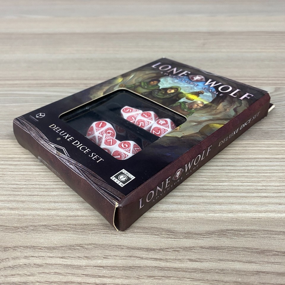 Lone Wolf Aventure Jeu Deluxe Ensemble De Dés RPG D&D Roleplay Cubicle ...