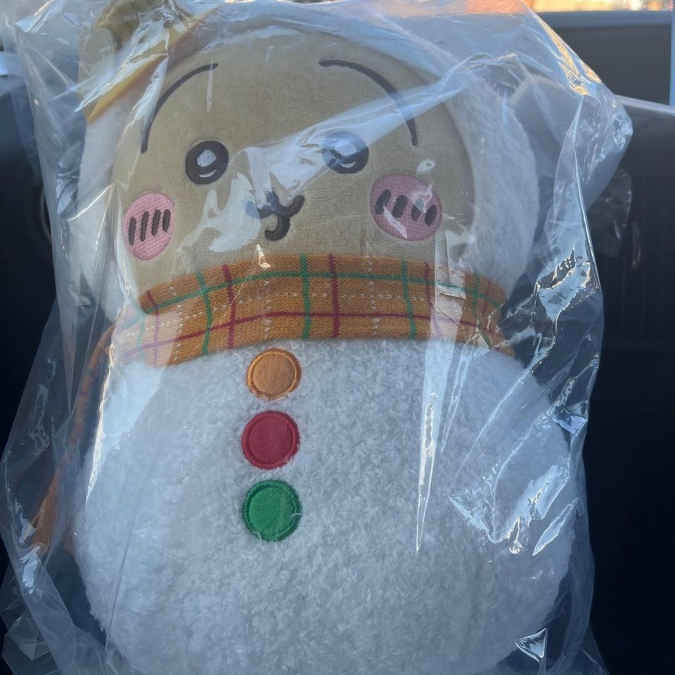 AnyMyLottery Chiikawa Snowman C Prize Rabbit Plush Toy | eBay
