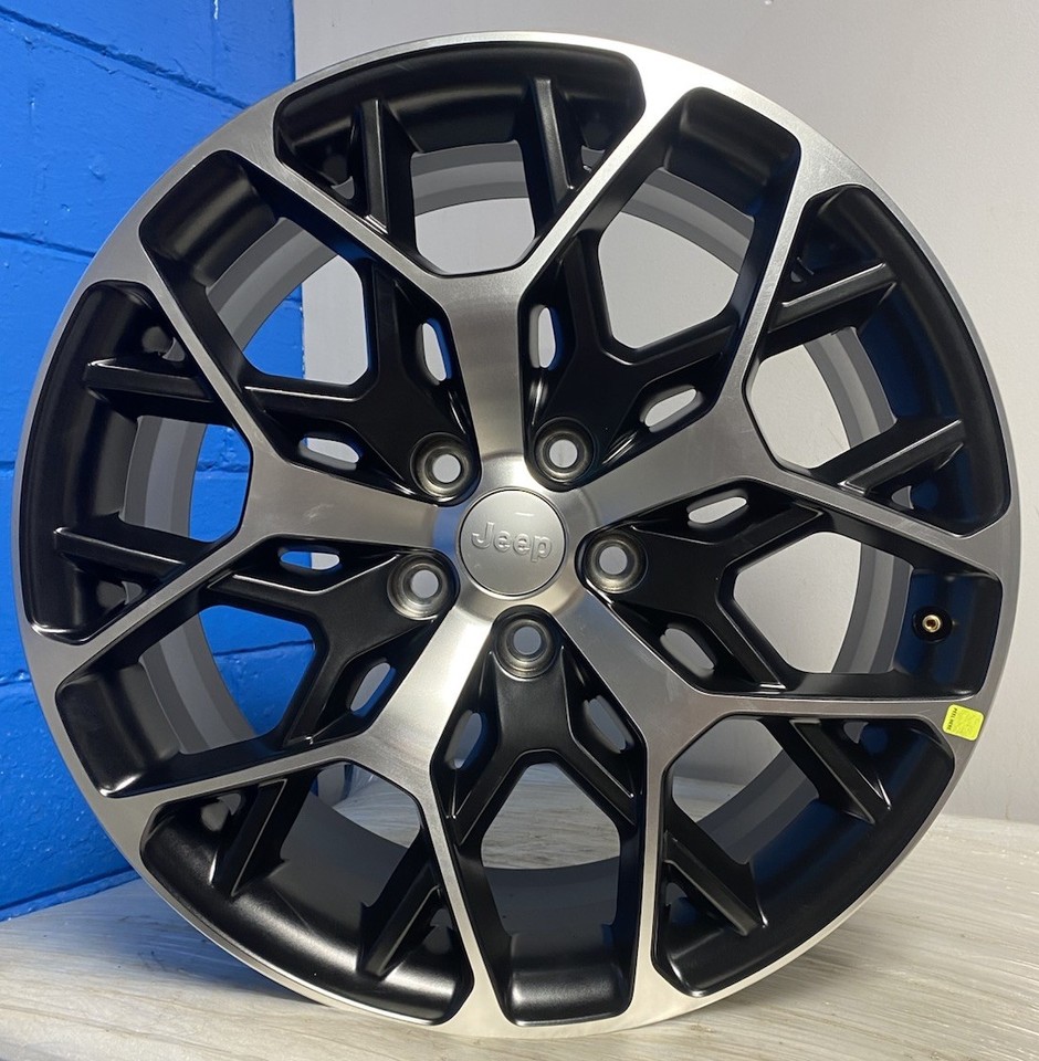 Jeep Grand Cherokee 4xe L 21x9 Black Machined 10 Y Spoke Rims ALY 9291 ...