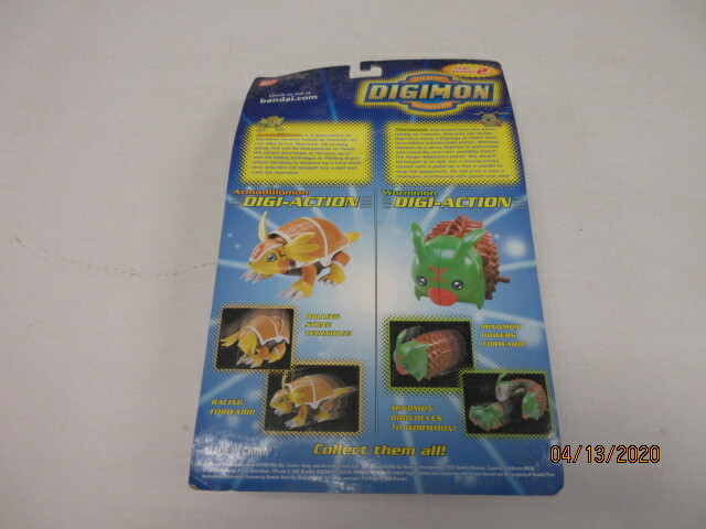 1997 BANDAI DIGIMON DIGI-ACTION Armadillomon FIGURE SEALED | eBay