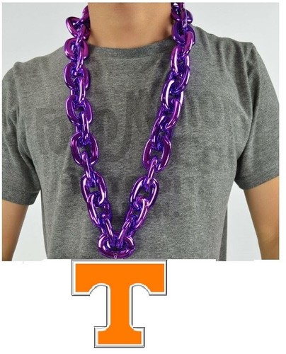 New Tennessee Volunteers Vols BIG Fan Chain Necklace Foam -PICK YOUR ...