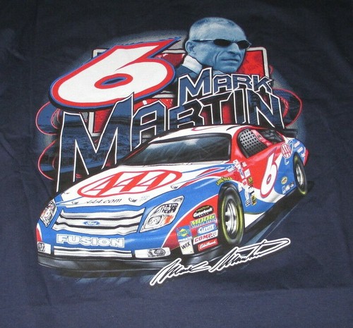 2006 MARK MARTIN No. 6 AAA ROUSH RACING (XL) T-Shirt | eBay
