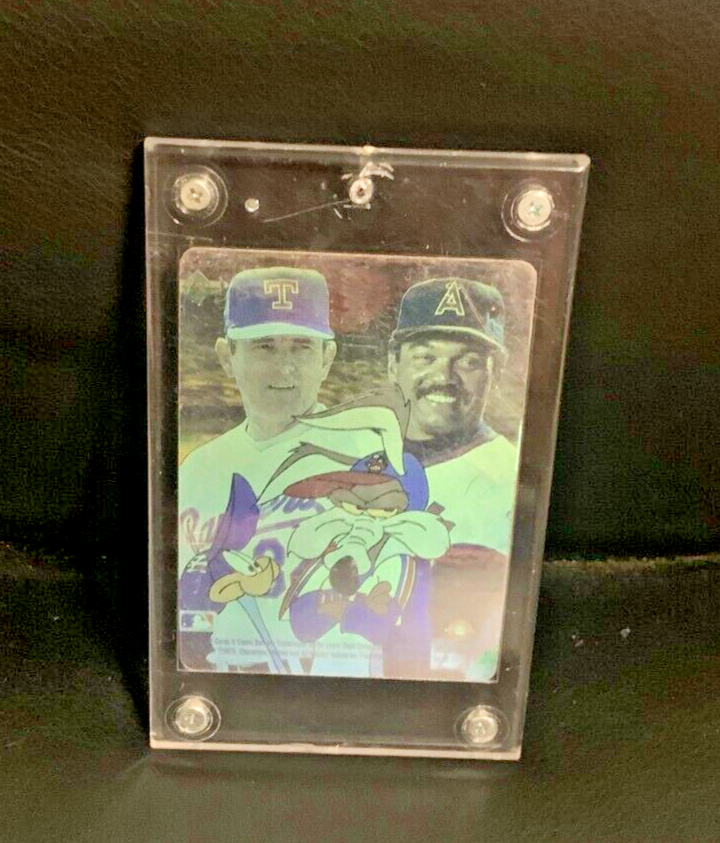 Nolan Ryan & Reggie Jackson Hologram Card from 1991 Upper Deck Comic ...