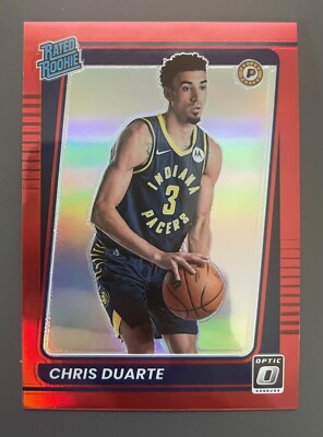 2021-22 Panini Donruss Optic Chris Duarte #173 Red /99 Rookie RC | eBay