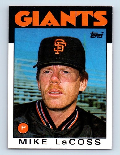 1986 Topps Traded Mike LaCoss San Francisco Giants #57T | eBay