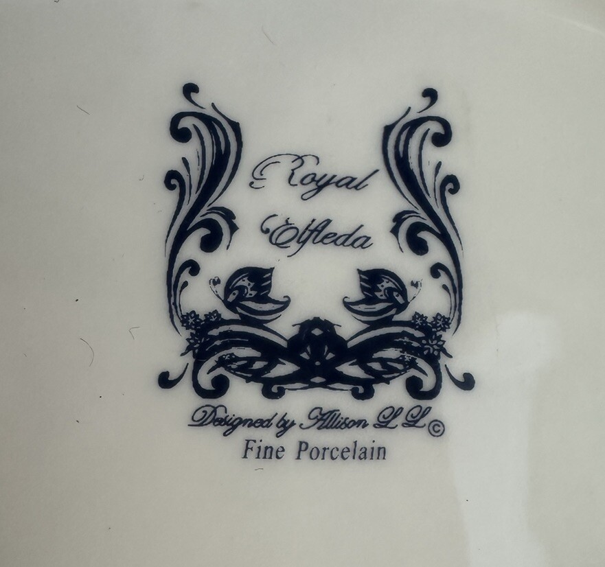 Royal Elfreda Floral Porcelain Tea Cup With Saucer | eBay