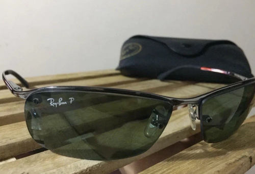 NEW Authentic Ray-Ban RB3183 004/9A 63-15 Gunmetal Green Gradient ...