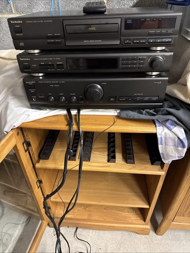 Technics Stacked CD Player Stereo Synthesizer Tuner Stereo Integrated ...