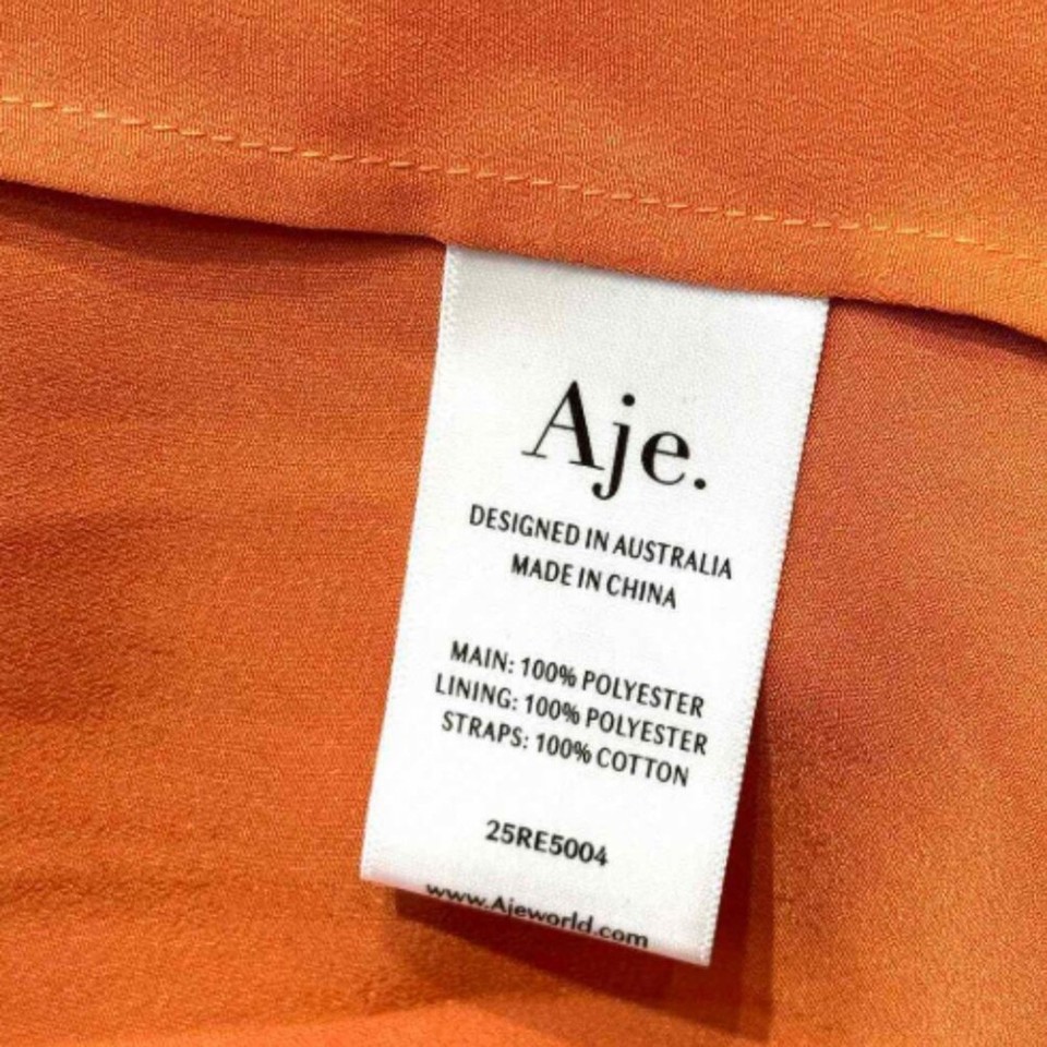 AJE Pandorea Layered Maxi Dress Floral Ruffle Coral Clay US 4 NWT | eBay