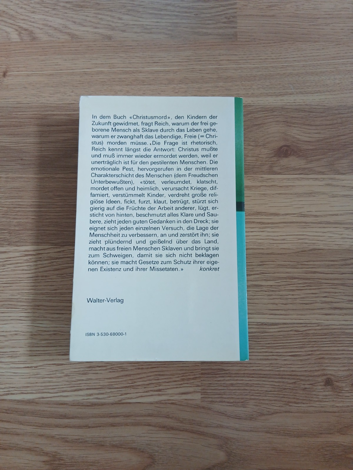 Wilhelm Reich- Christus Mord | eBay.de