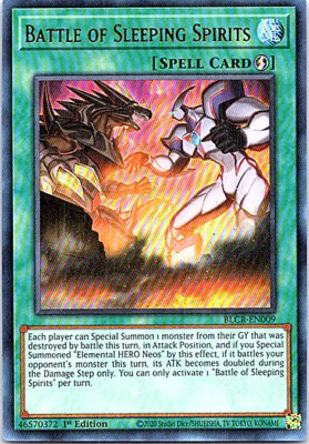 Battle Of Sleeping Spirits BLCR-EN009 YU-Gi-Oh! Near Mint 1st Edition ...