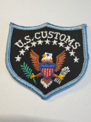 U. S. CUSTOMS SHIELD PATCH | eBay