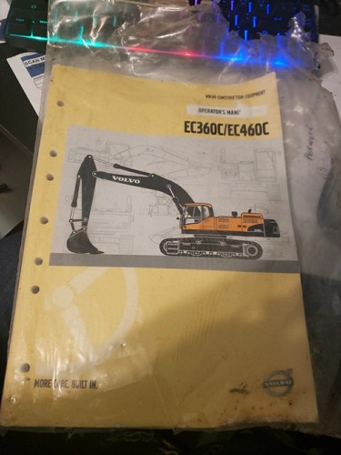 VOLVO EC360C EC460C EXCAVATOR OPERATION & MAINTENANCE MANUAL BOOK | eBay
