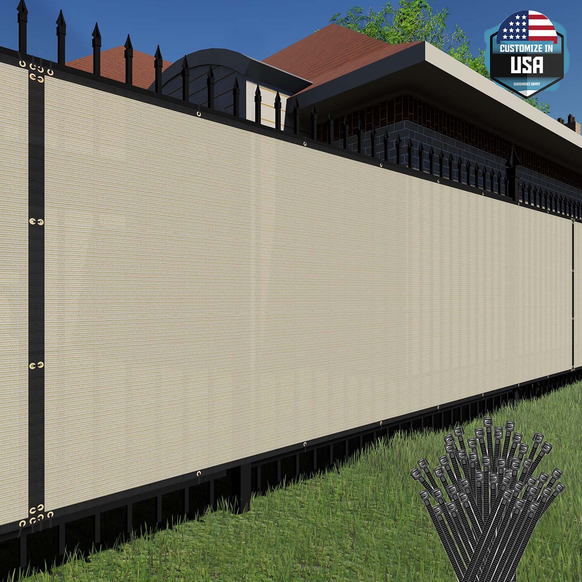 Home Depot Privacy Mesh Screen
