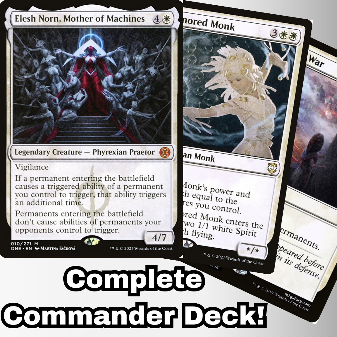 MTG Commander EDH Deck Elesh Norn, Mother of Machines 100 Cards Custom ...