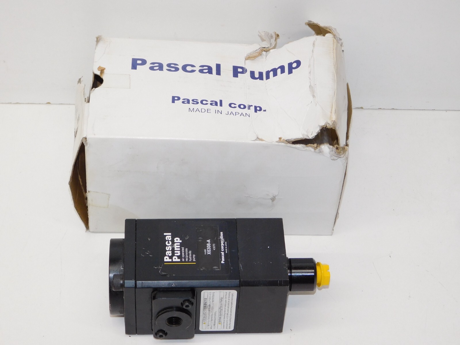 Pascal X6308 B Air Operated Reciprocate Hydraulic Pump Unit Japan for sale online | eBay