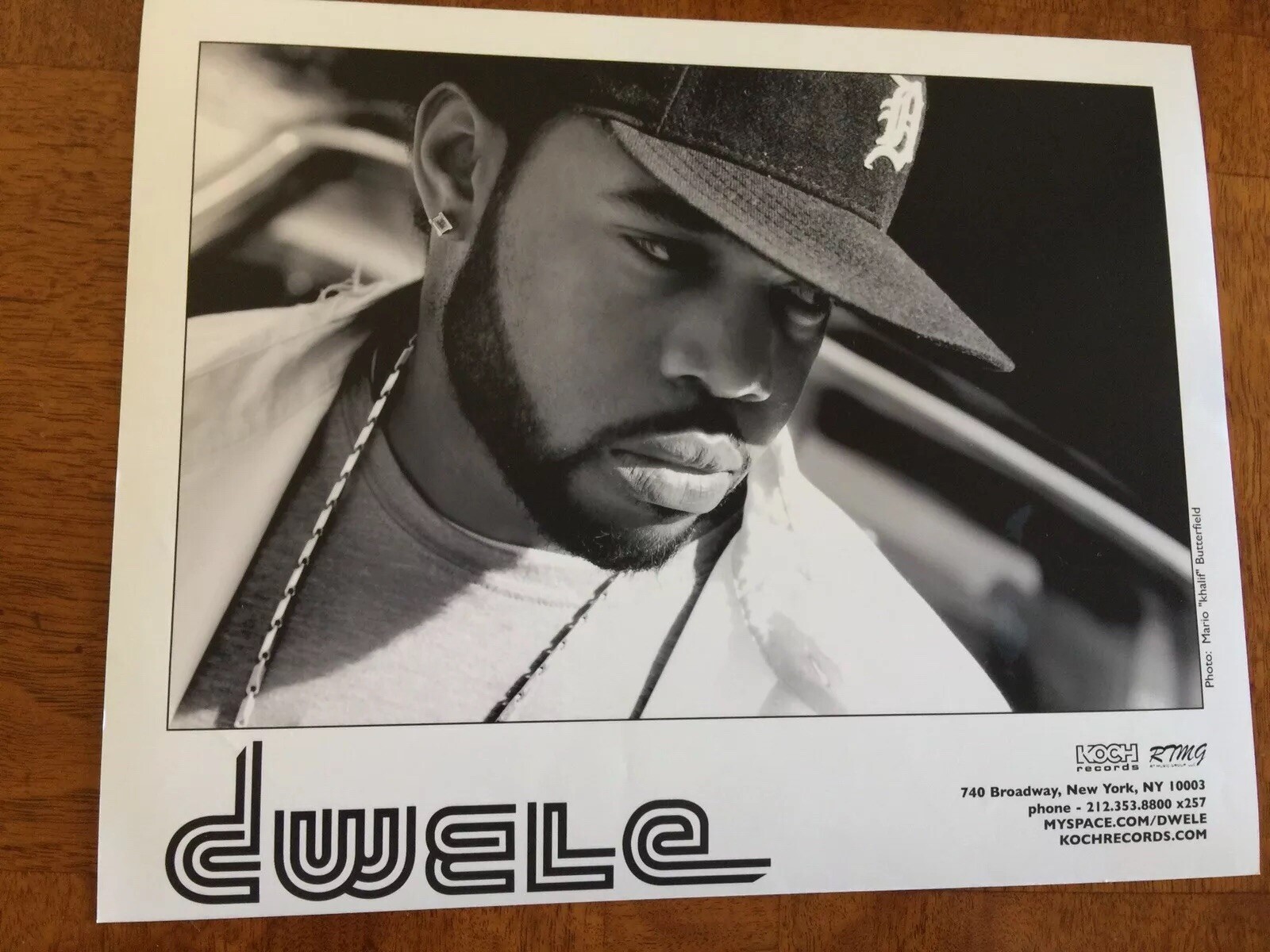 Soul Singer Andwele Gardner aka Dwele Rare 10x8 Press Photo - Koch ...