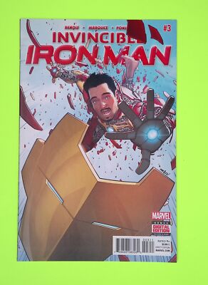 Invincible Iron Man #3 Vol. 3 2016 Marvel Comics 8.0 Comic Book A60-15 ...
