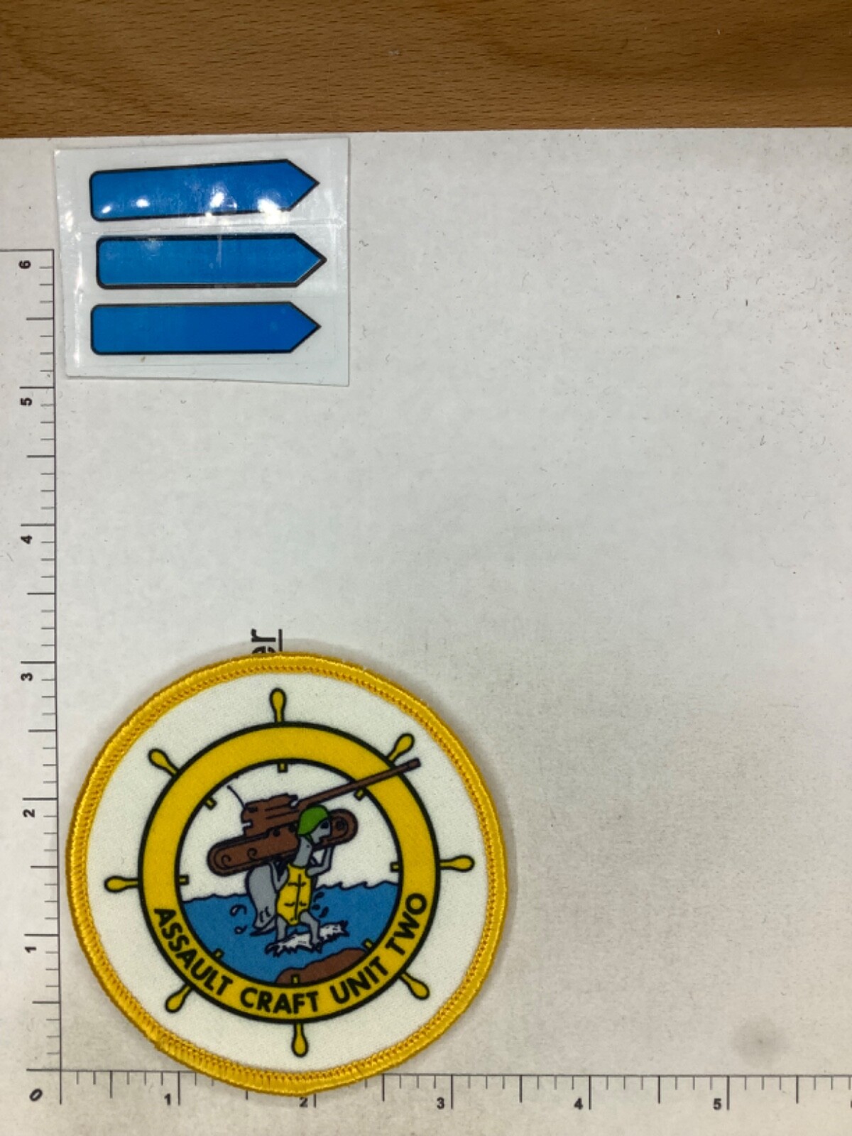 VINTAGE US NAVY ASSAULT CRAFT UNIT TWO JACKET PATCH | eBay