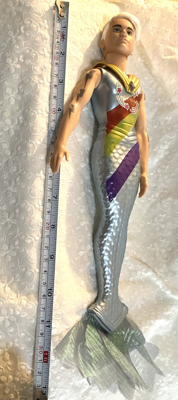 Barbie Color Reveal Mermaid Ken Merman Doll RARE!! No Box included. | eBay