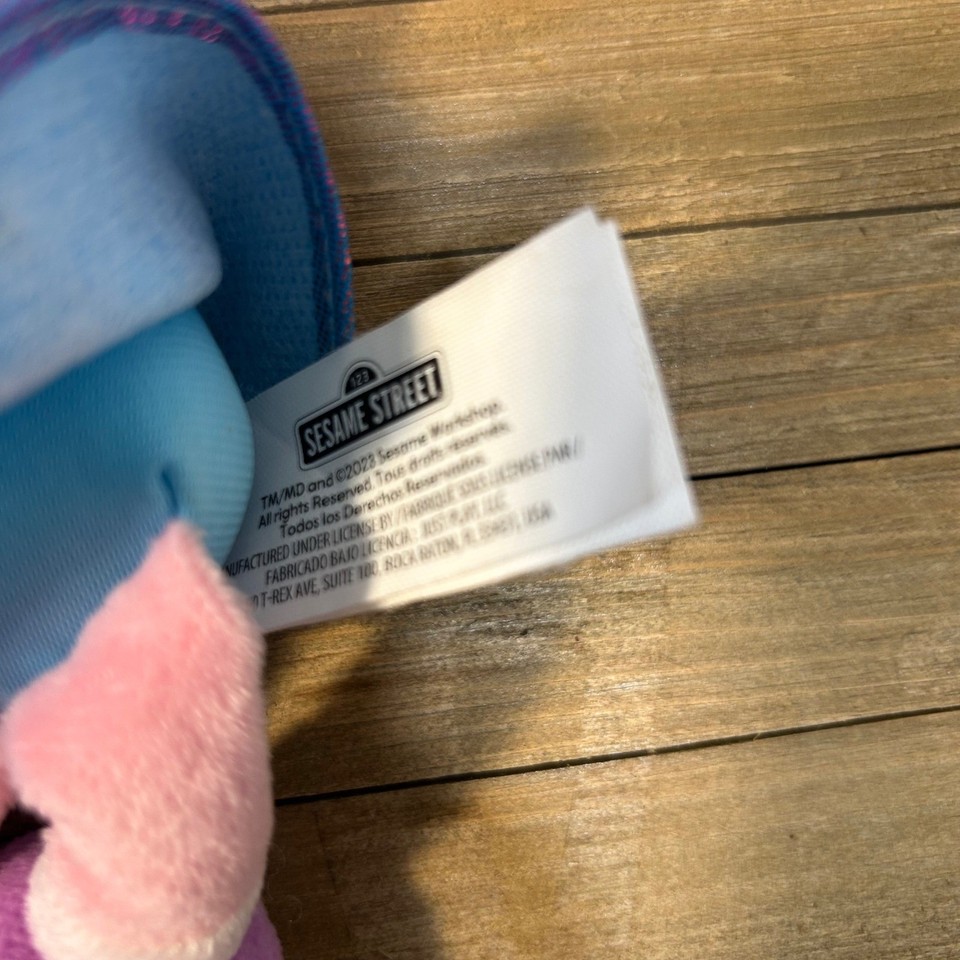 Sesame Street Abby Cadabby Plush Doll Toy Pink Purple Hair Flower ...