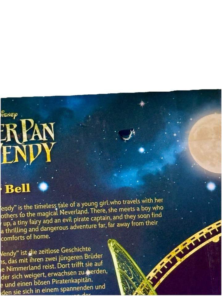 Disney Movie Peter Pan & Wendy Tinker Bell Fairy Doll with Wings Brand ...