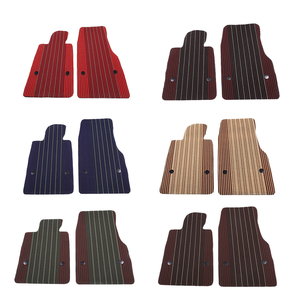 Fits 2020-2023 Corvette C8 TPE & PVC Front Silk Circle Car Floor Mats ...