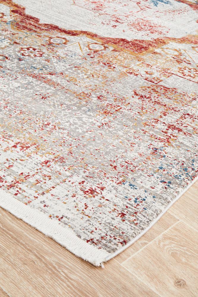Rug Culture REFLECTIONS 103 Floor Area Rug Contemporary Terracotta ...
