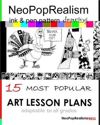 NeoPopRealism Ink & Pen Pattern Drawing: 15 Most Popular ART LESSON ...