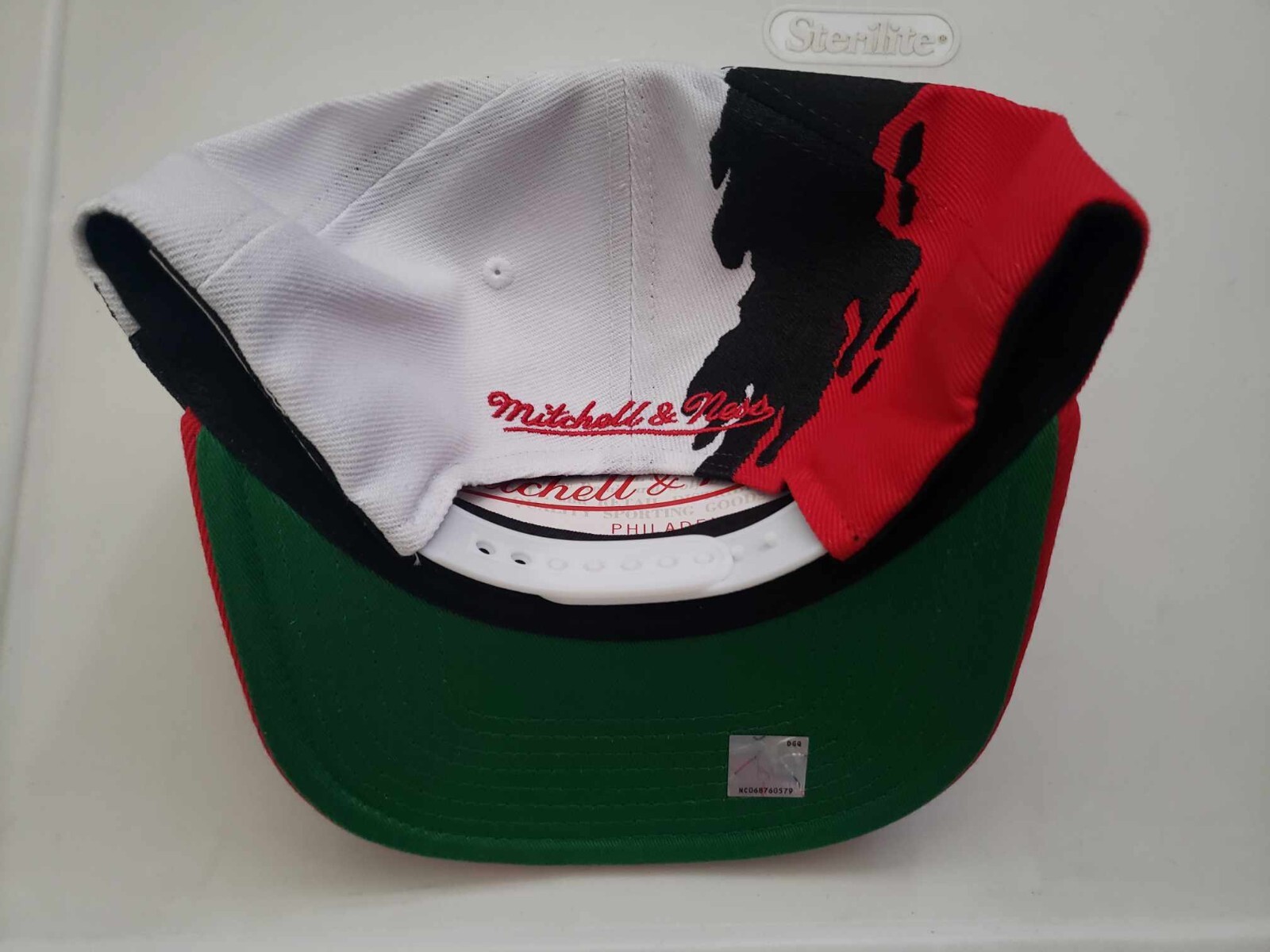 Chicago Bulls Snapback Hat Cap Color Splash Logo Mitchell Ness | eBay