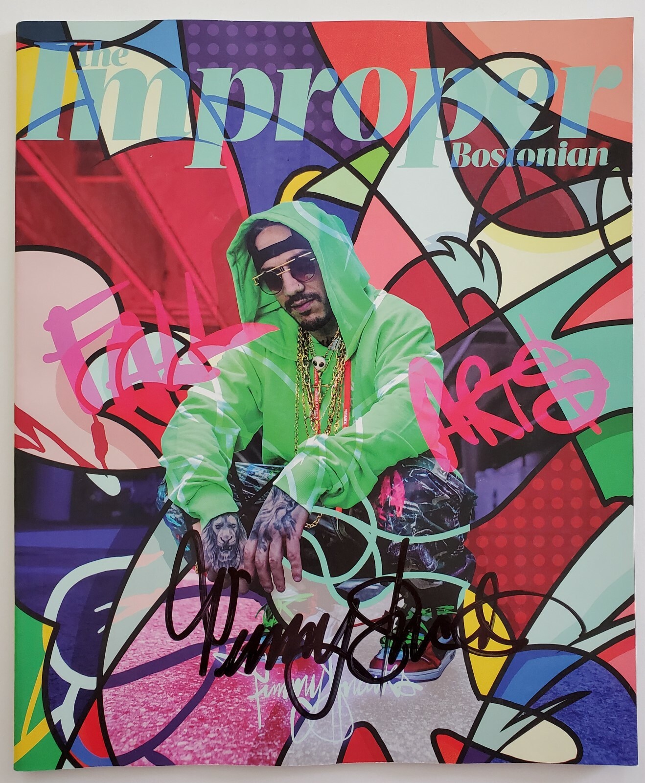 Timmy Sneaks Signed The Improper Bostonian Magazine Pop Art Graffiti ...