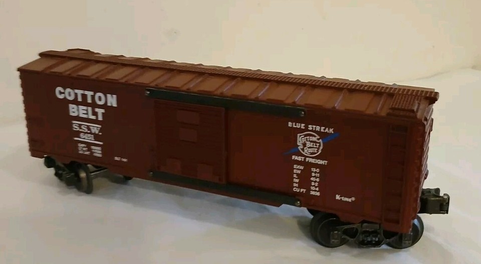 K-Line O/O27 Gauge Cotton Belt Classic Box Car- K-6451 | eBay