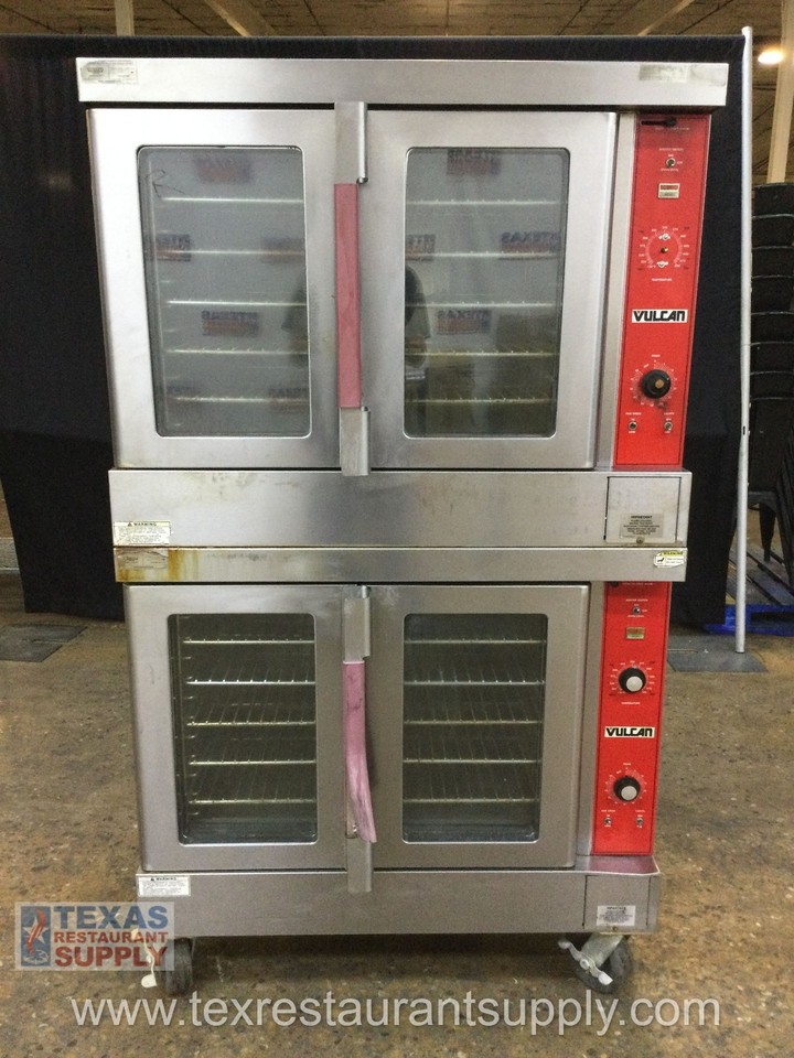 Vulcan VC4ED Electric Double Stack Full Size Convection Oven With ...